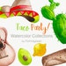 Taco Clipart, Mexican Food Clipart, Watercolor Cinco De Mayo Clipart ...
