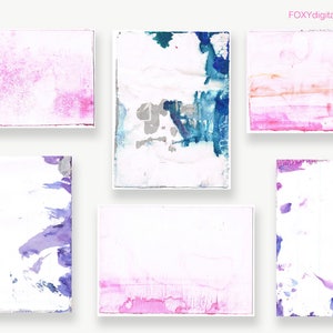 Watercolor Digital Paper, Hand Painted Watercolor Paper, Scrapbooking ...