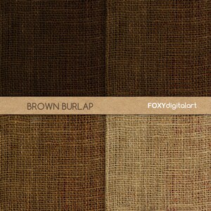 Burlap Digital Paper: “BURLAP PAPER” Digital Burlap Texture, Burlap ...