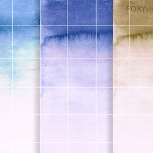 Watercolour Ombre Digital Papers, Ombre Watercolor Backgrounds ...