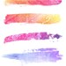 Watercolor Brush Strokes Clipart, Hand Painted Watercolor Clip Art ...