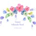 Watercolor Flower Clipart, Hand Painted Watercolor Flower, Flower ...