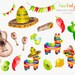 Taco Clipart, Mexican Food Clipart, Watercolor Cinco De Mayo Clipart ...
