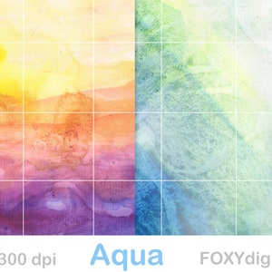 Watercolor Digital Papers, Watercolor Backgrounds, Watercolor Scrapbook ...