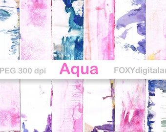 Watercolor Digital Paper Watercolor Scrapbook Paper - Etsy