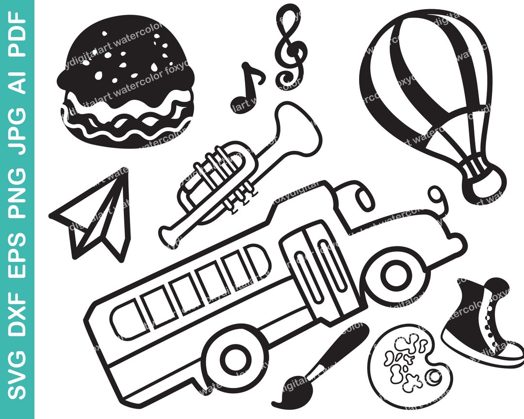 Back to School Svg Bundle, School Bus Svg, Back to School Svg, Apple ...