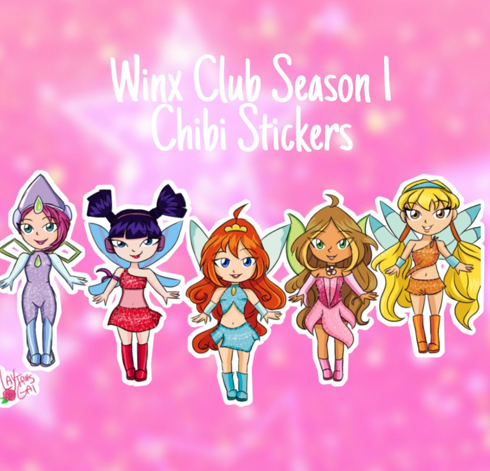 Winx Club Stickers Season 1 | Etsy