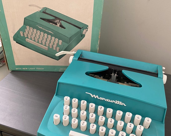 Marxwriter Vintage Toy Typewriter 1970s With Original Box (please Read ...