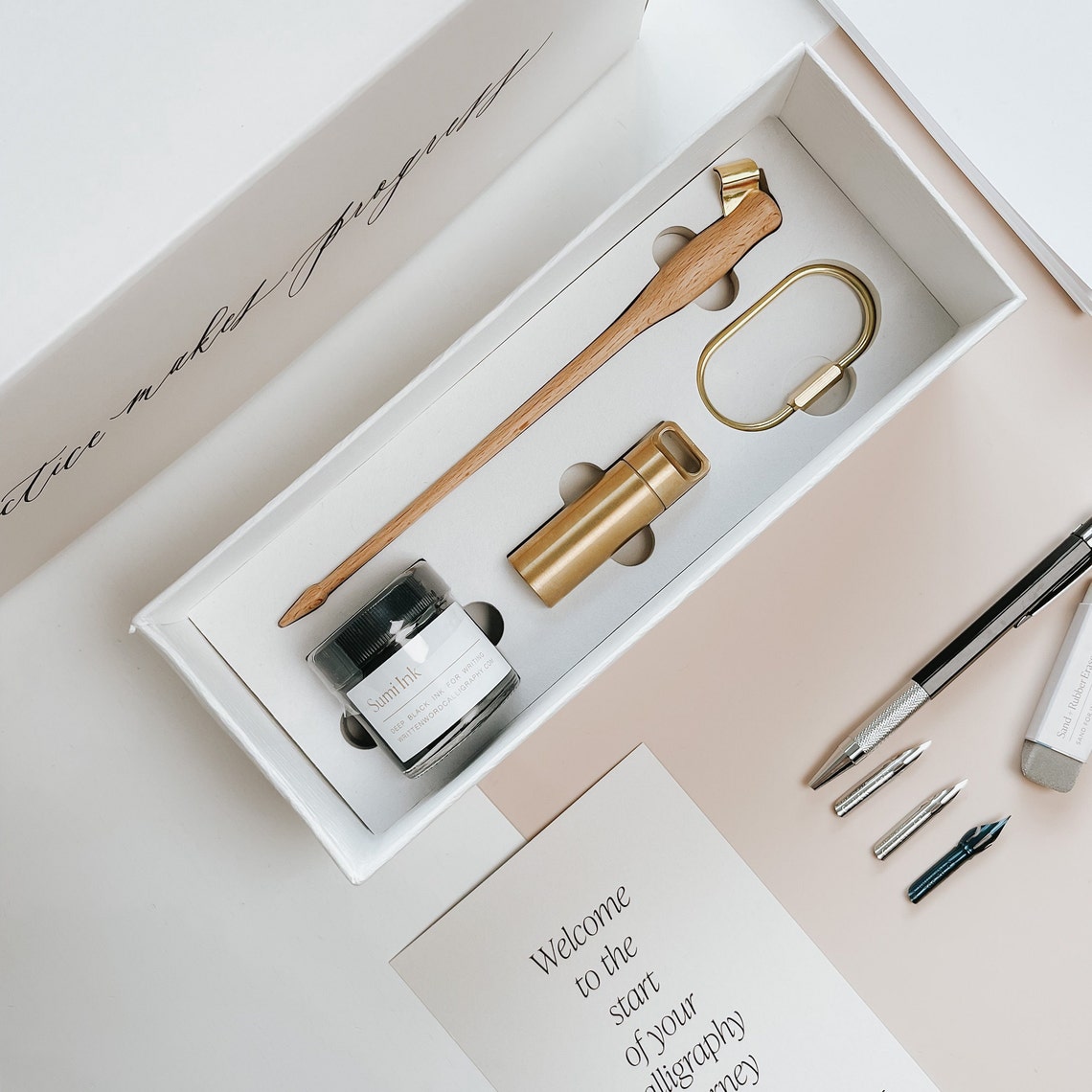 Beginner Calligraphy Starter Kit Starter Calligraphy Kit - Etsy
