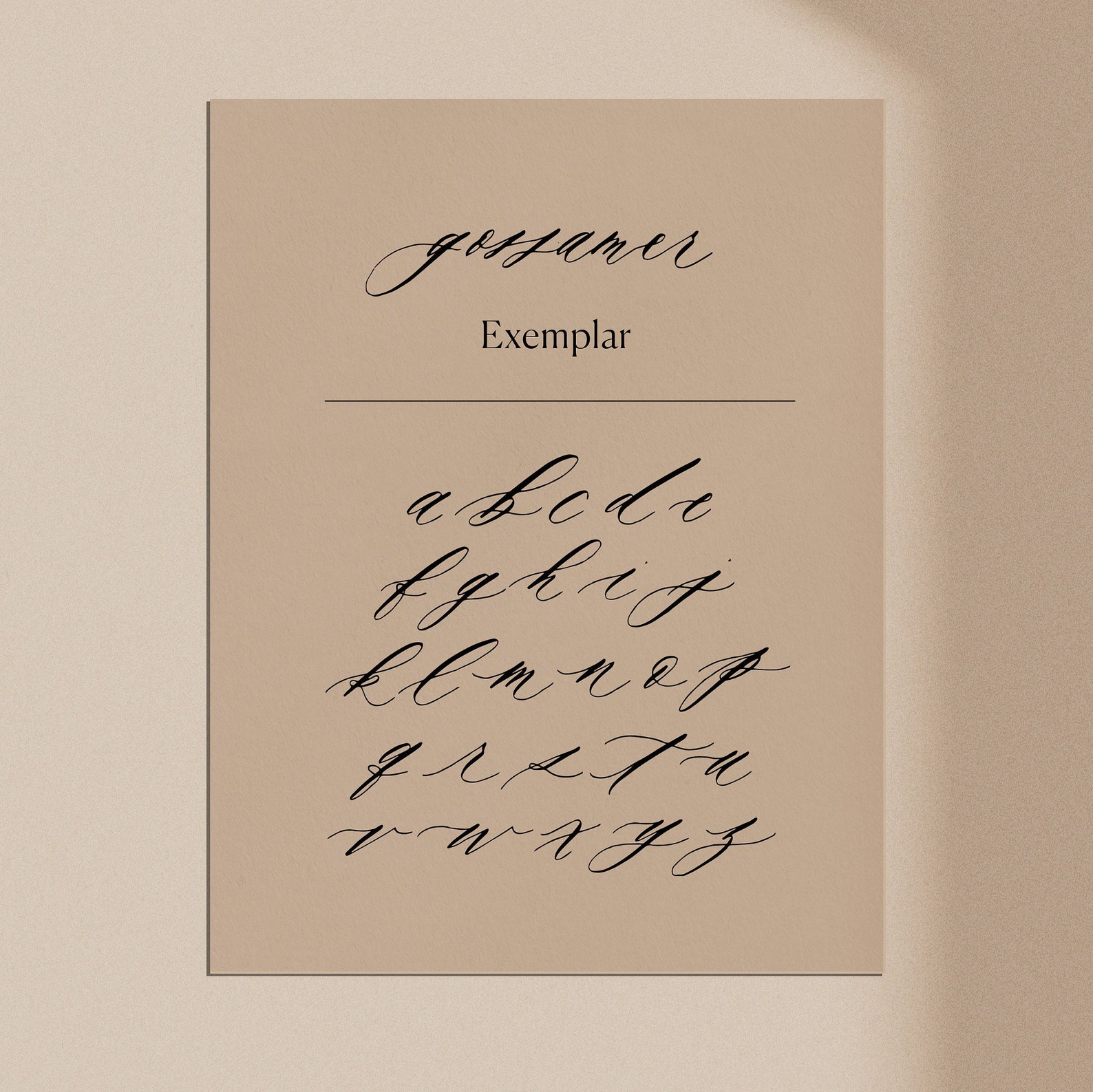 Lowercase Digital Worksheets - Gossamer, Elegant Cursive Printable ...