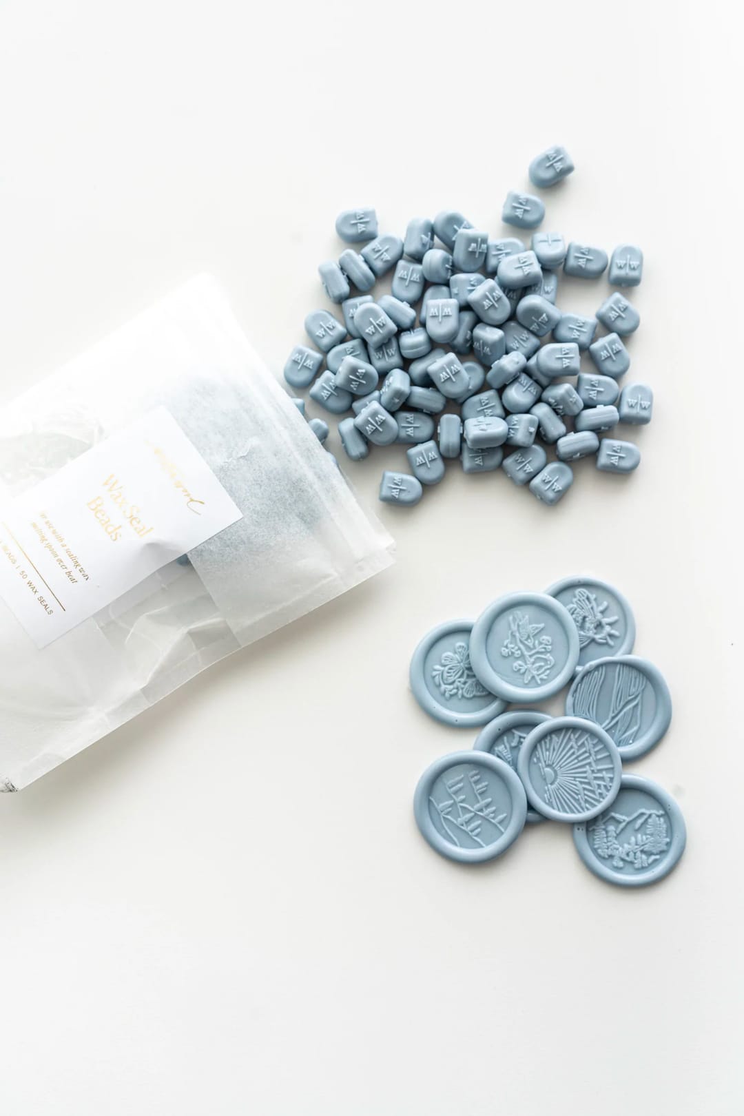 Dusty Blue Wax Beads for Wax Seals, Wax Melt Balls, Wax Melts for Wax ...