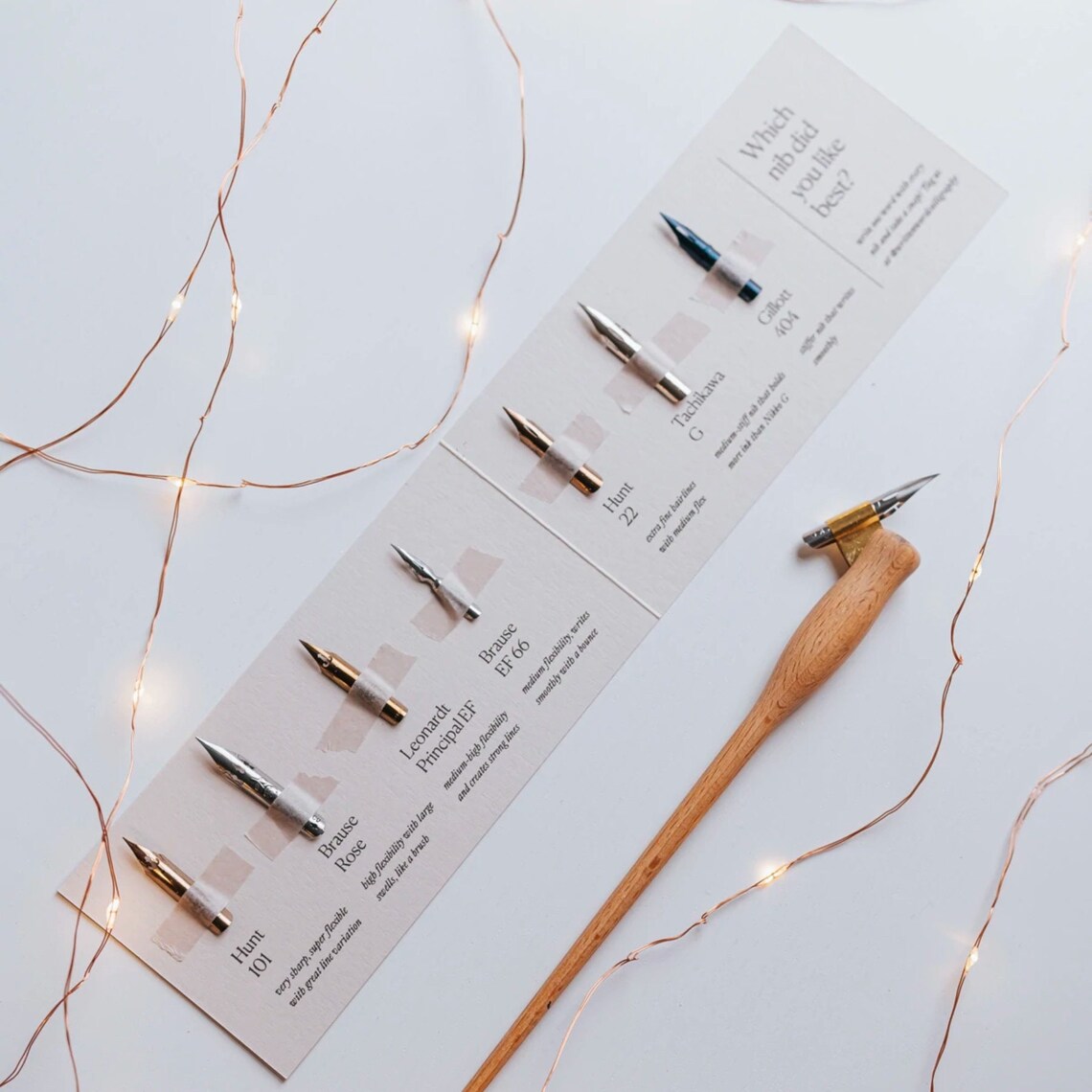 Pointed Nib Sampler Dip Pen Nibs Modern Calligraphy Nib - Etsy