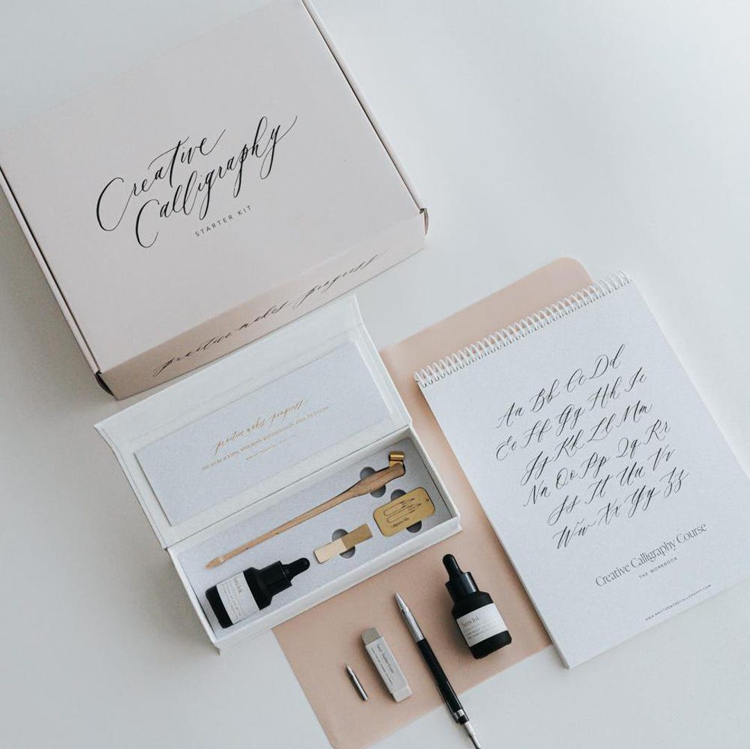 Beginner Calligraphy Starter Kit, Starter Calligraphy Kit, Calligraphy ...