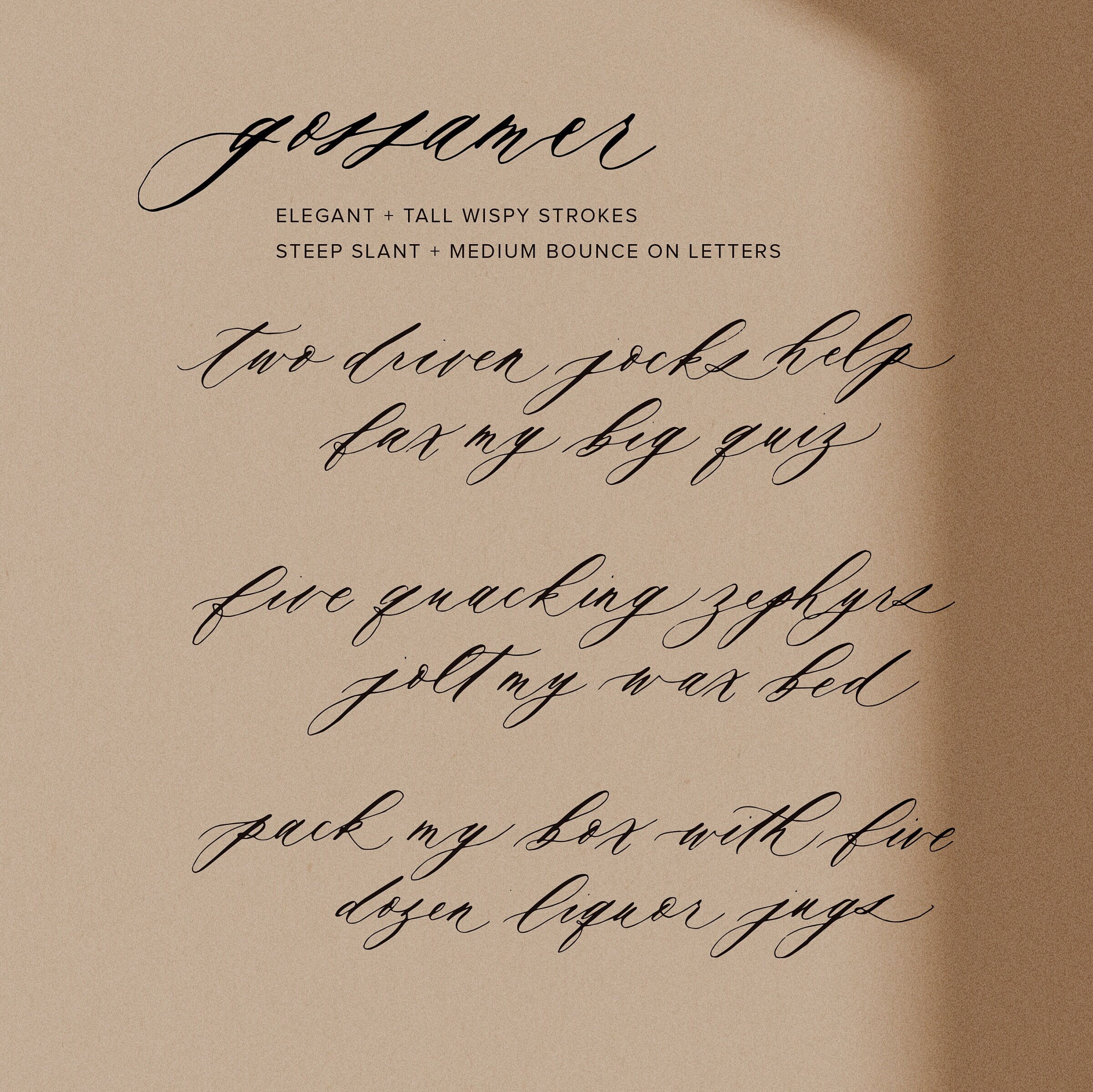 Lowercase Digital Worksheets - Gossamer, Elegant Cursive Printable ...