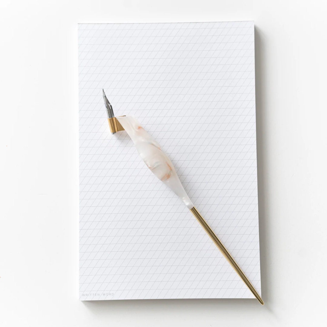 A5 Calligraphy Slanted Guide Notepad, Practice Calligraphy Writing ...