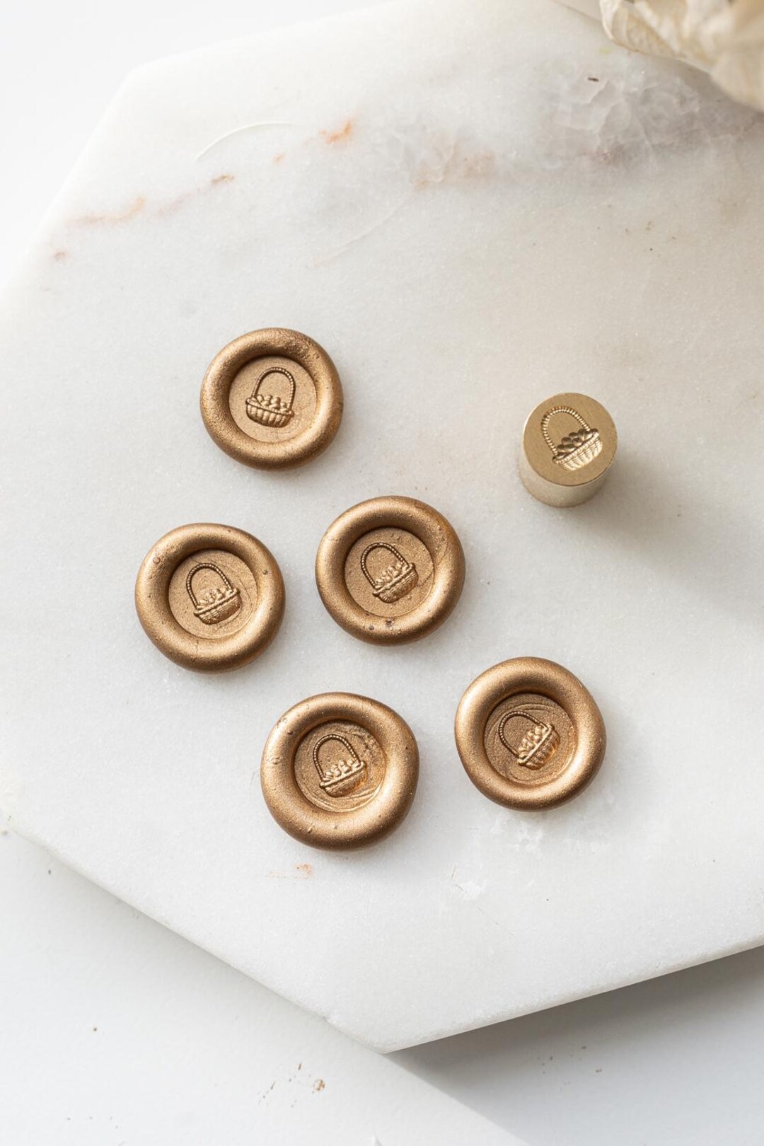 Basket of Eggs Mini 9mm Wax Seal Stamp Head, Easter Wax Seal, Spring ...