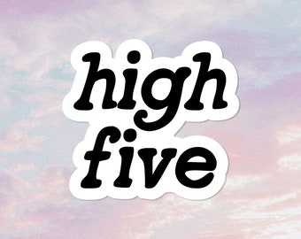 High Five Sticker - Etsy