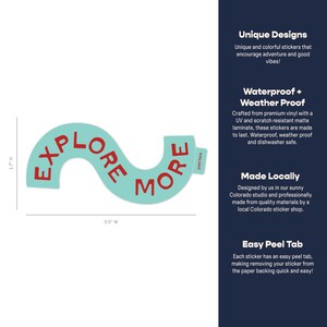Explore More Squiggle Sticker: Adventure Vinyl Decal - Etsy