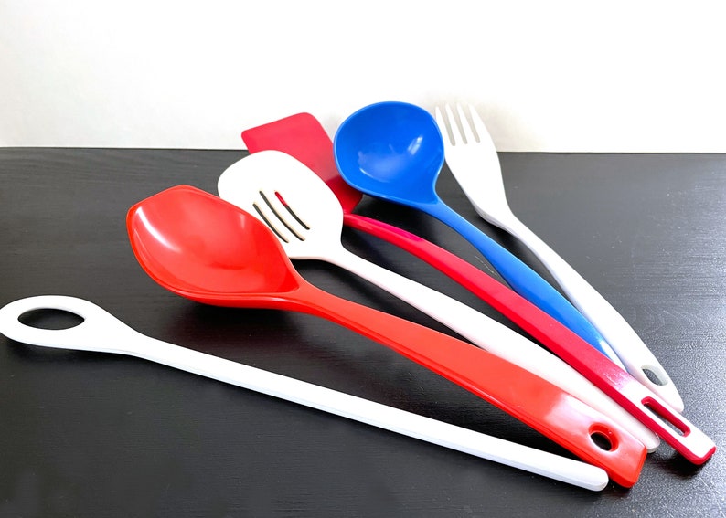 Vintage Melamine Kitchen Utensils Choice of Style and Color - Etsy