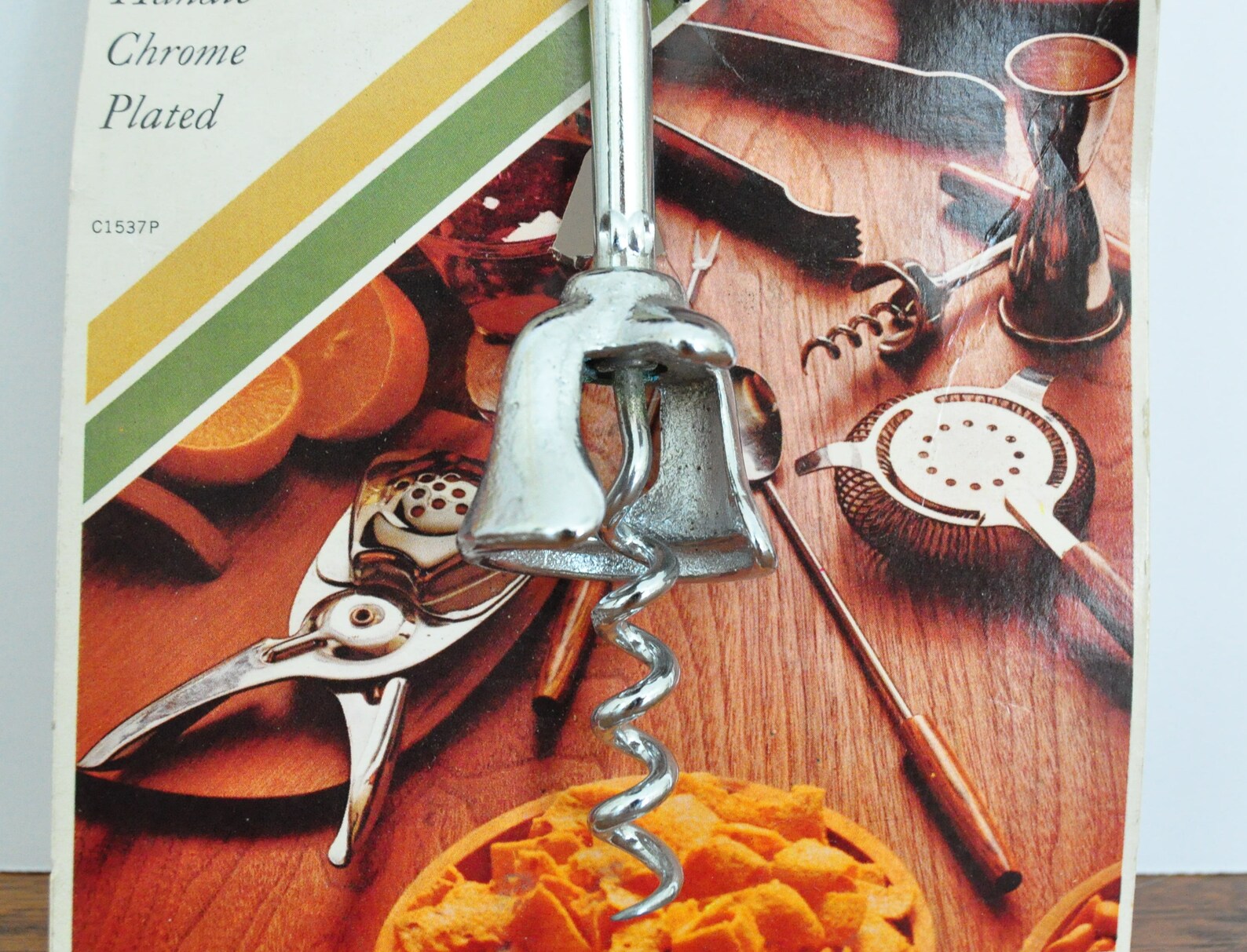 Ekco Power Cork Puller Corkscrew With Wooden Handle by Ekco | Etsy