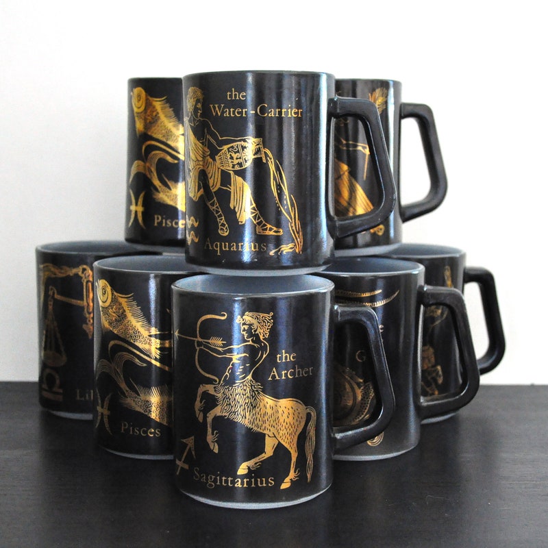 Zodiac Mugs - Etsy