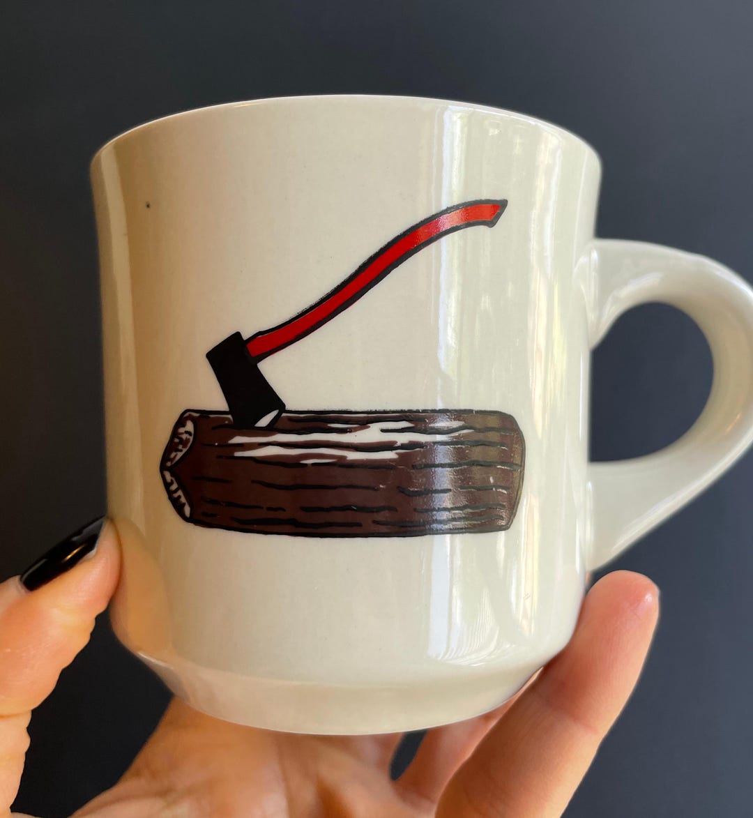 Vintage Boy Scouts Wood and Axe Coffee Mug - Etsy