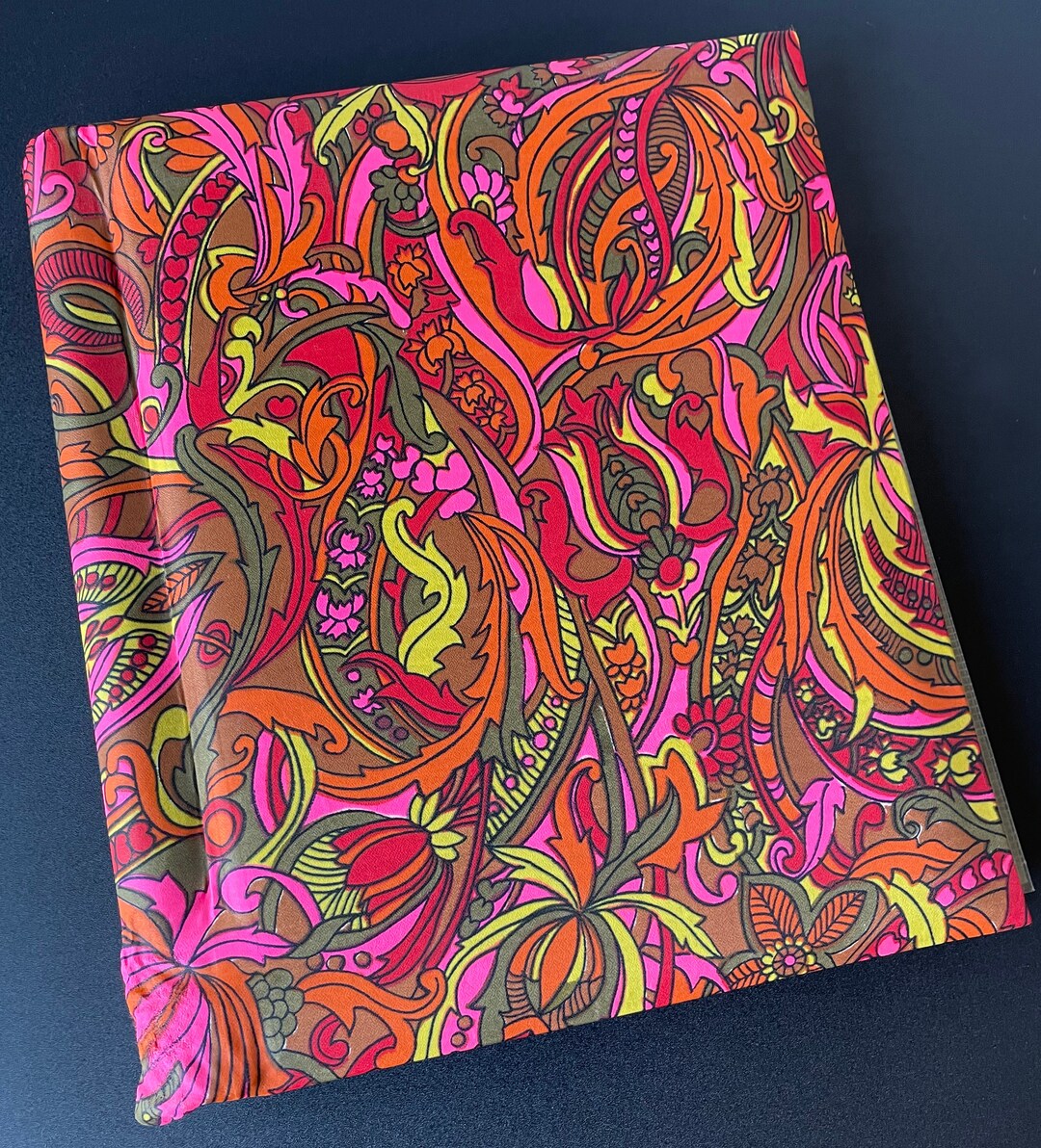 Vintage Fabric Covered Photo Album - Etsy