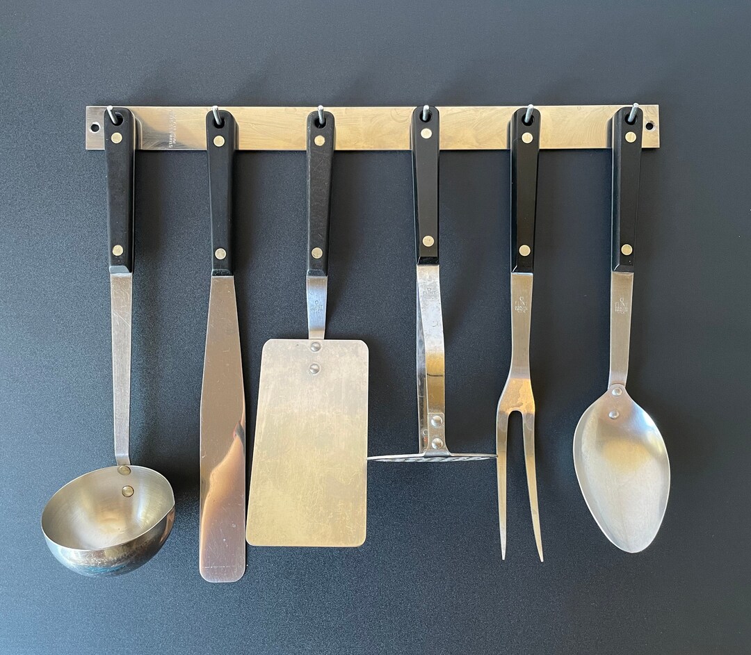 Vintage Flint Kitchen Utensil Set With Hanger - Etsy