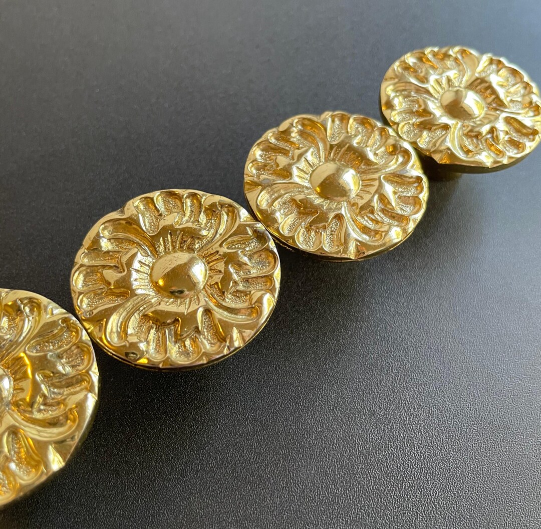 Vintage French Provencial Style Metal Cabinet Knobs - Etsy