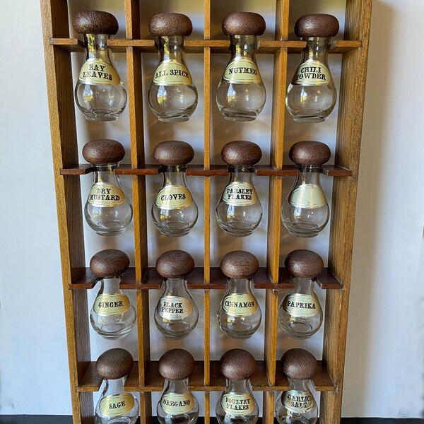Vintage Spice Rack - Etsy