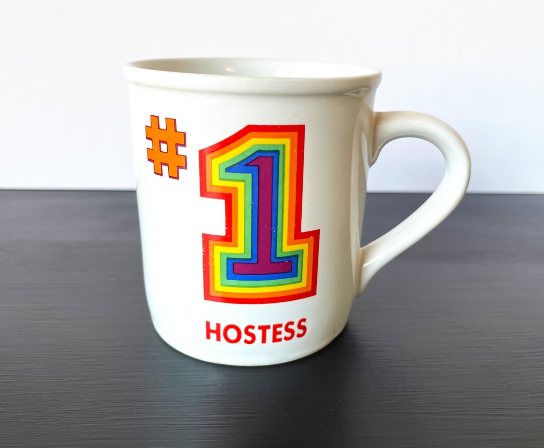 Vintage Number 1 Hostess Mug by Papel - Etsy