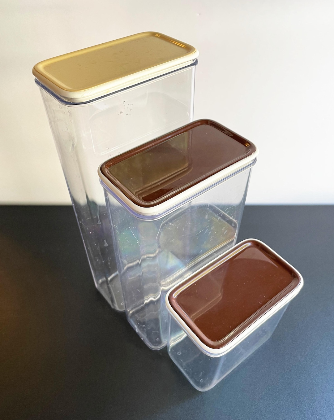 Vintage Mepal Rosti Kitchen Canister Set - Etsy