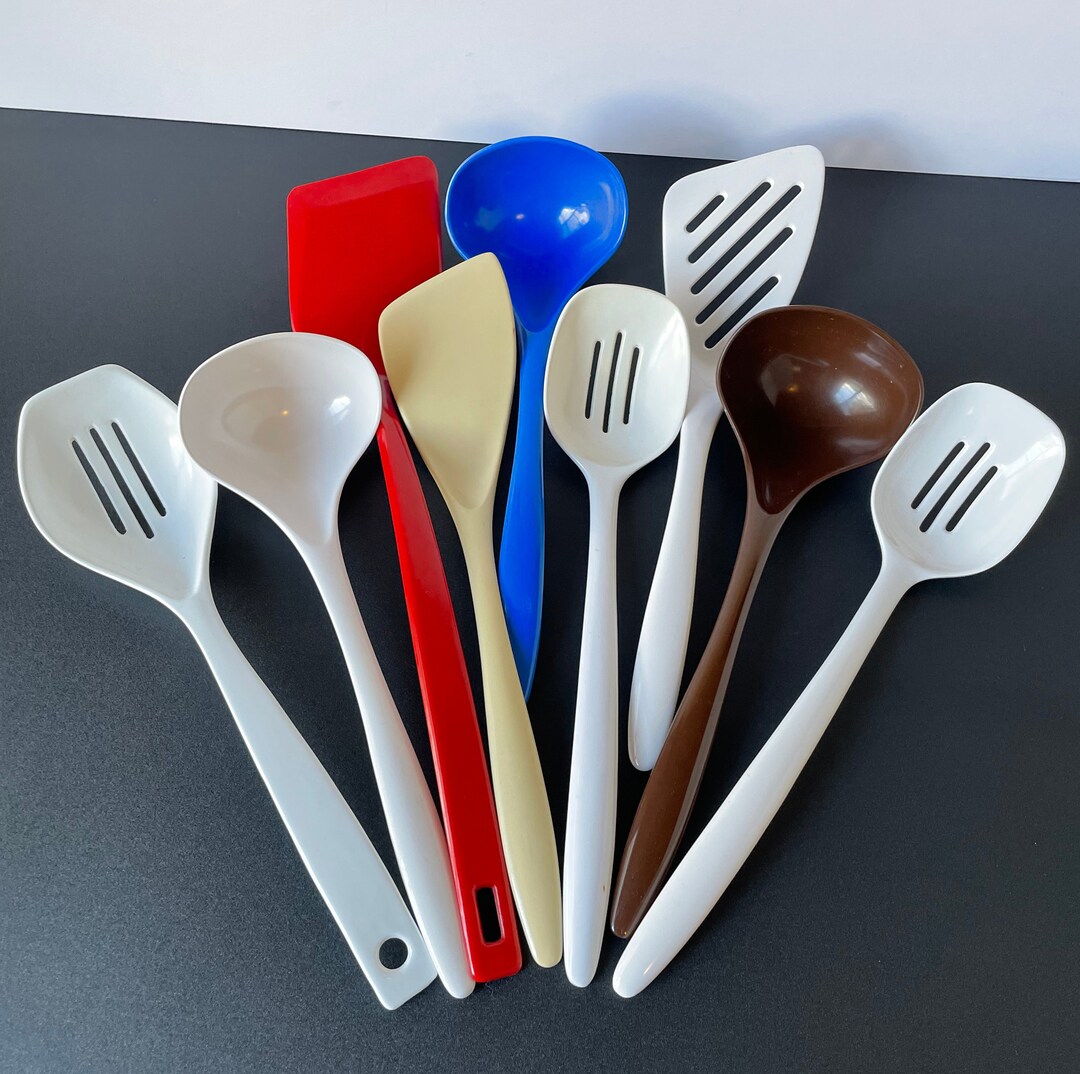 Vintage Melamine Kitchen Utensils, Choice of Style and Color - Etsy