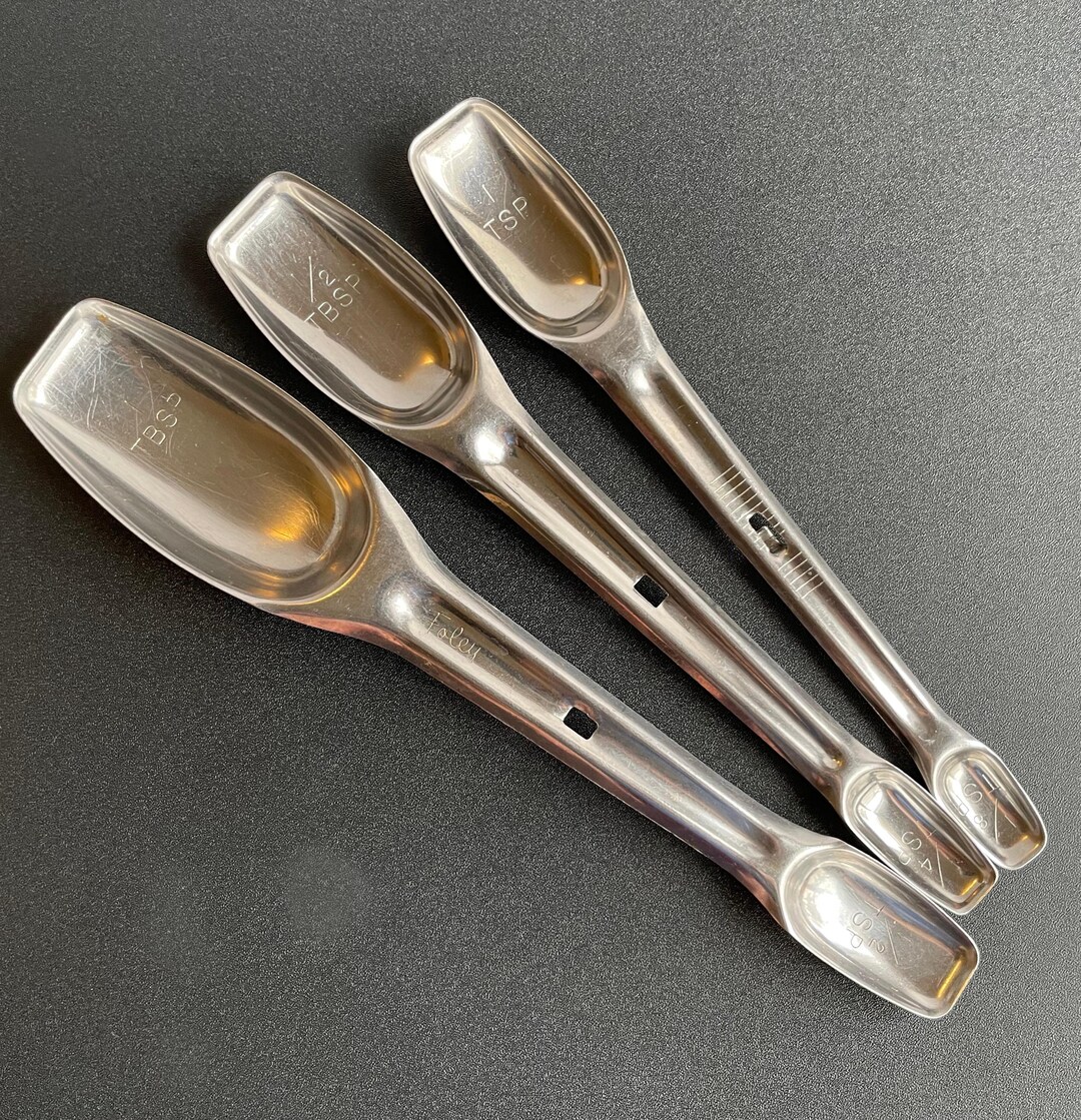Vintage Foley Stainless Steel Double-ended Nesting Measuring Spoons - Etsy