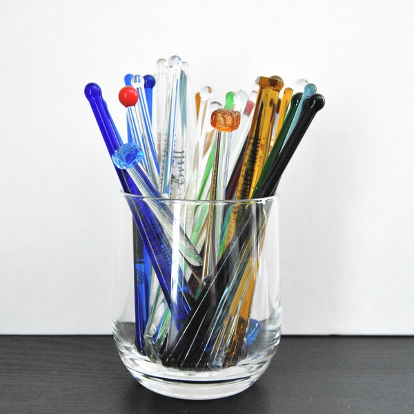 Glass Swizzle Stick - Etsy