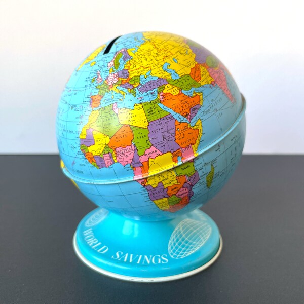 Globe Bank - Etsy