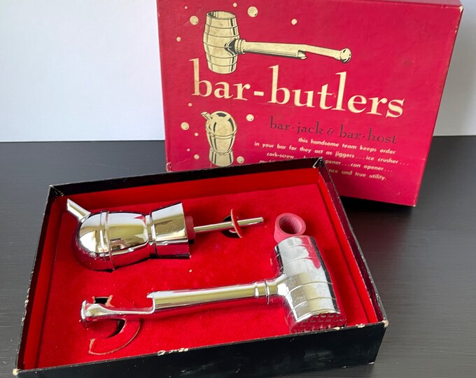 Vintage Bar-butlers Bar Tools Set - Etsy