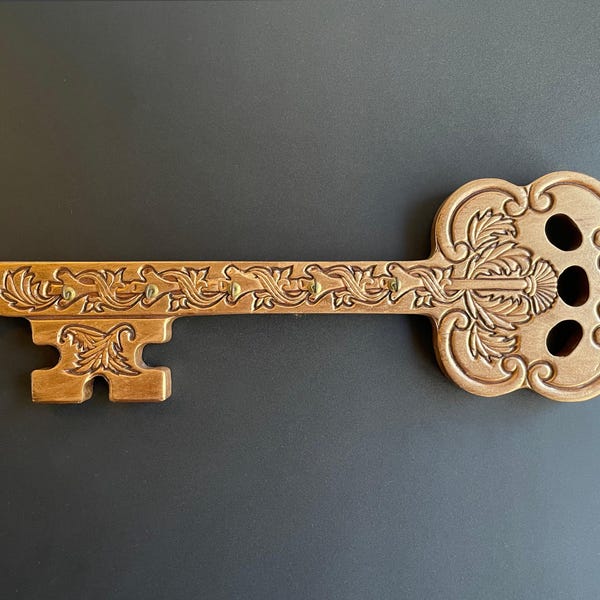 Wooden Skeleton Key - Etsy