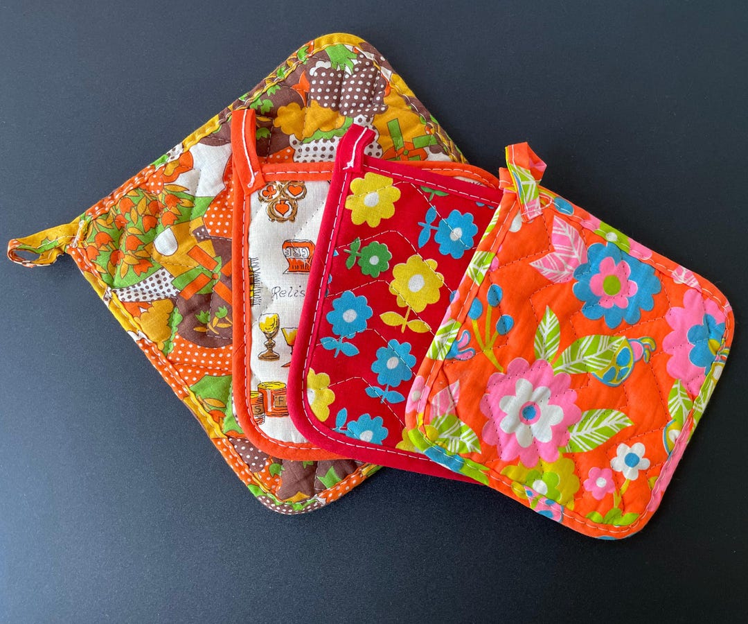 Vintage Cloth Advertising Pot Holders - Etsy