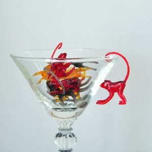 Vintage Monkey Zoo Piks Animal Cocktail Picks, Cocktail Hangers - Etsy