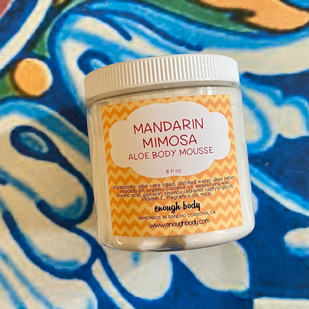 Mandarin Mimosa Aloe Body Mousse ~ Shea Butter Lotion ~ Aloe Lotion ...