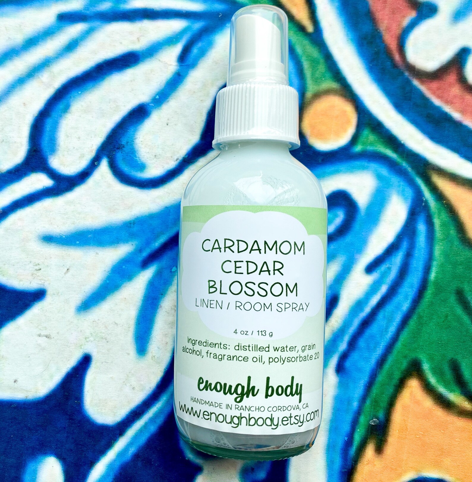 Cardamom Cedar Blossom Linen and Room Spray Room Mist Air - Etsy