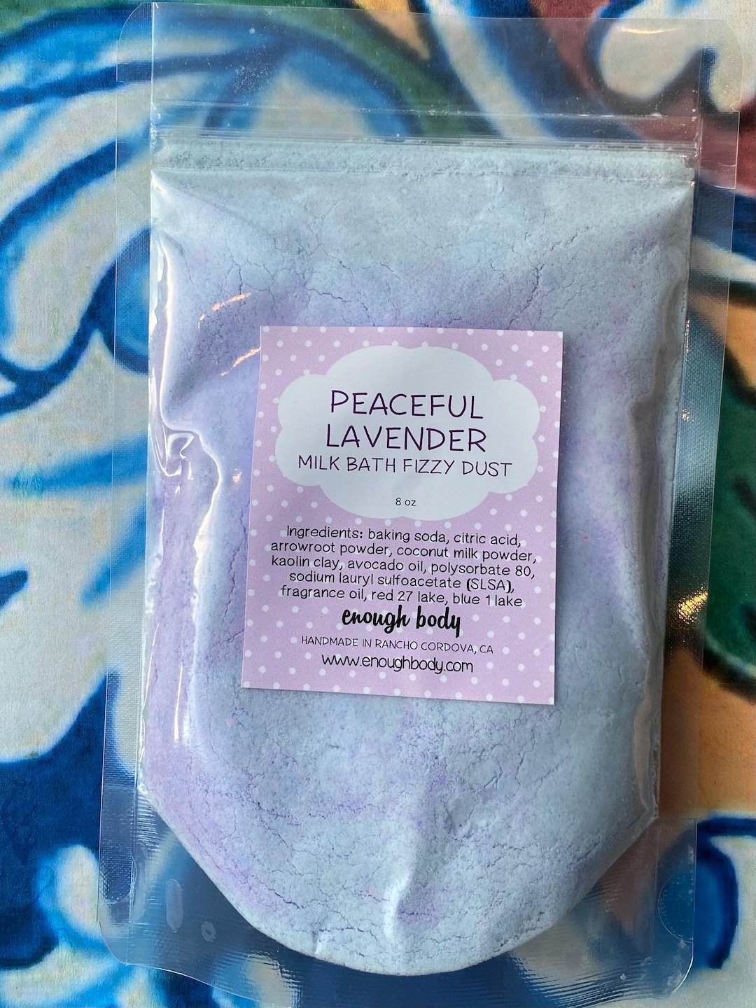Peaceful Lavender Milk Bath Fizzy Dust ~ Bath Bomb Crumble ~ Bath Dust ...