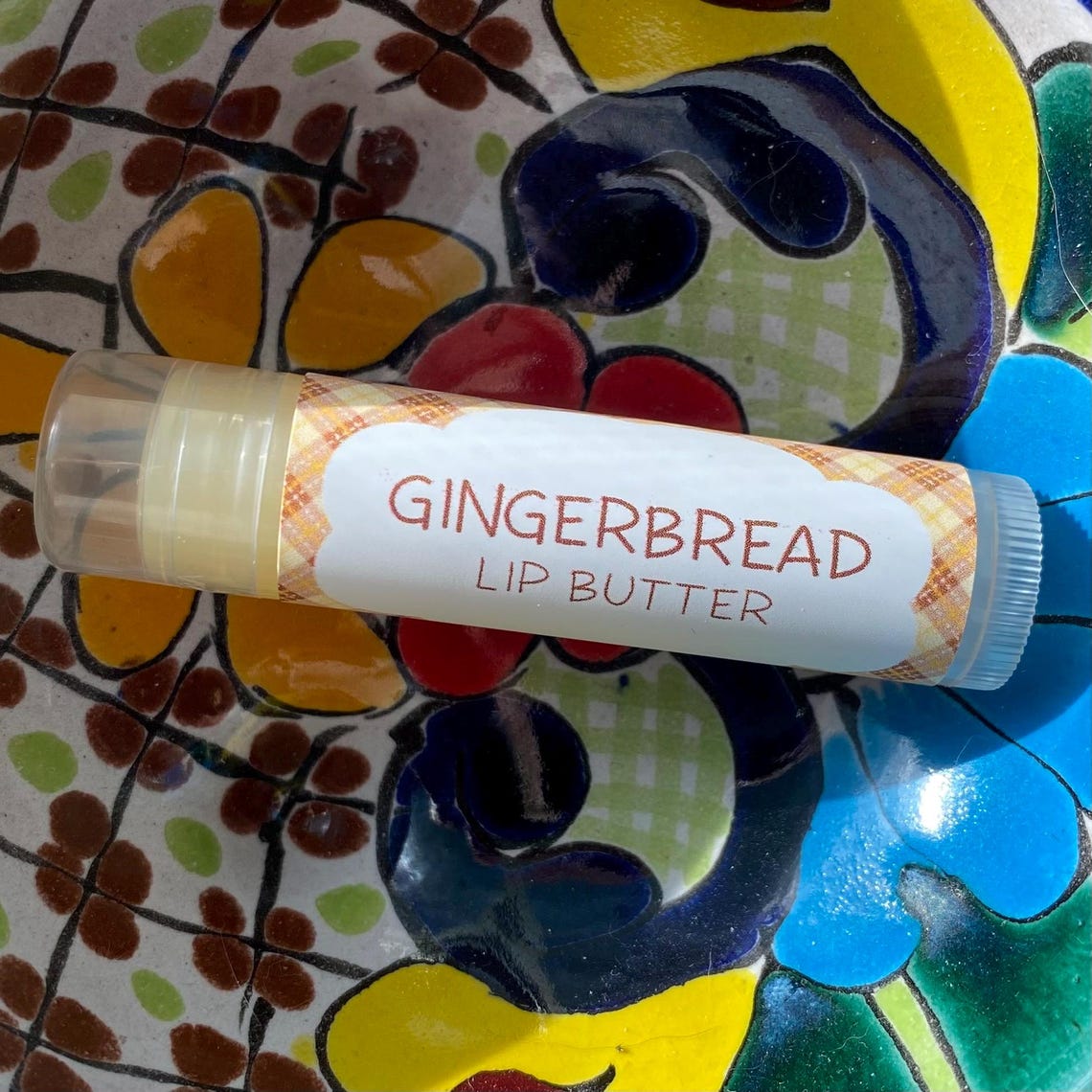 Gingerbread Lip Butter ~ Lip Balm ~ Lip Moisturizer ~ Lip Gloss ~ Shea ...