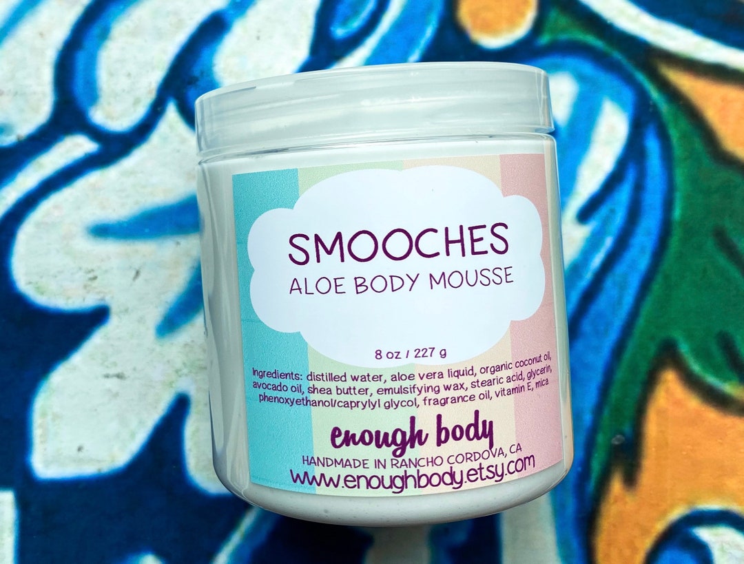 Smooches Aloe Body Mousse ~ Shea Butter Lotion ~ Aloe Lotion ~ Body ...