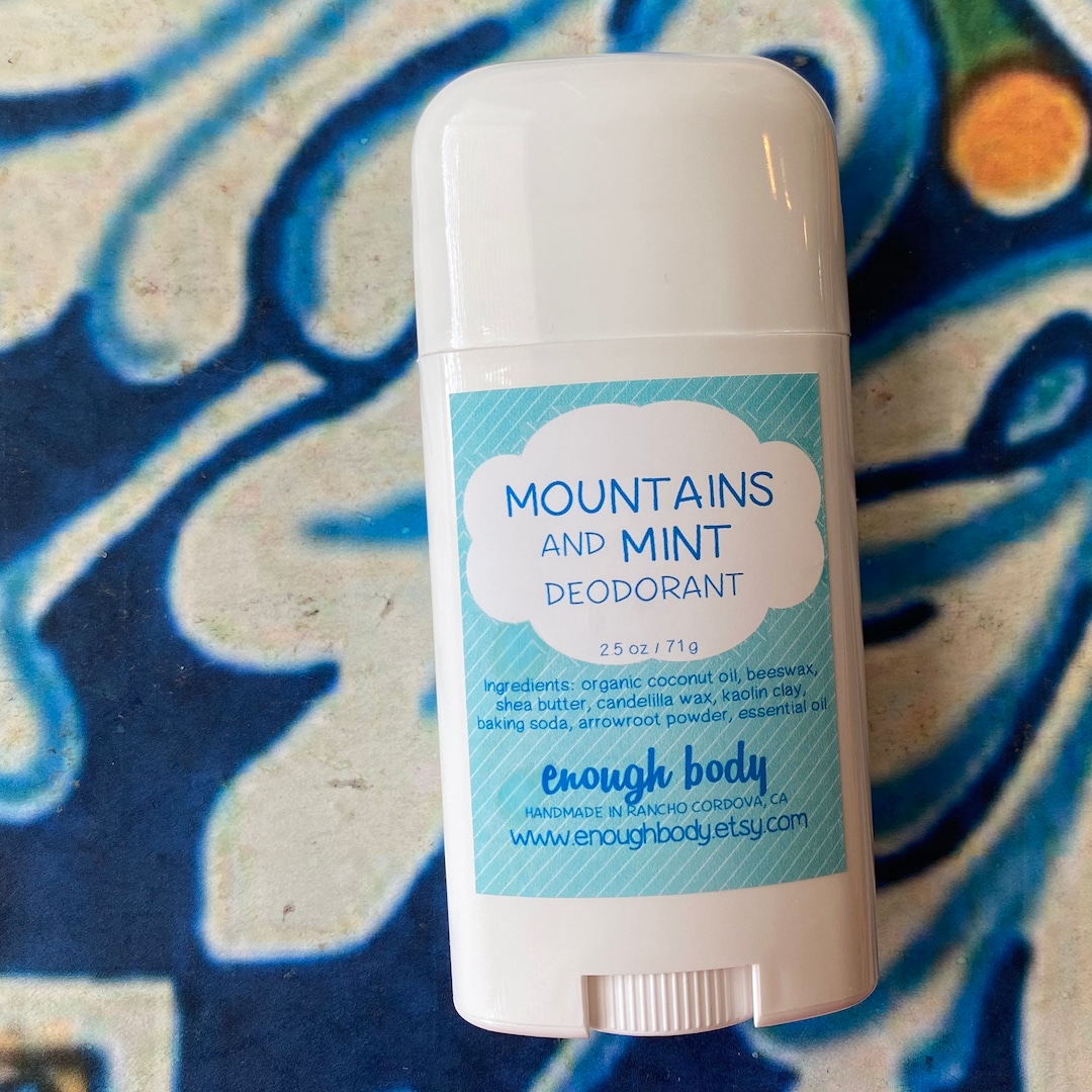 Mountains and Mint Natural Deodorant Stick ~ Aluminum Free Deodorant ...