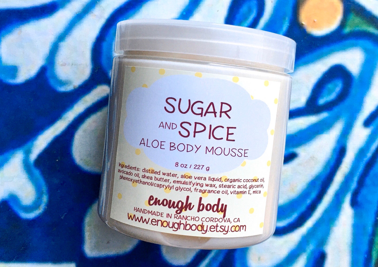 Sugar and Spice Aloe Body Mousse Shea Butter Lotion Aloe - Etsy