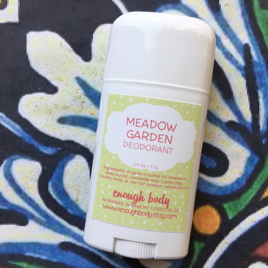 Meadow Garden Natural Deodorant Stick ~ Aluminum Free Deodorant - Etsy