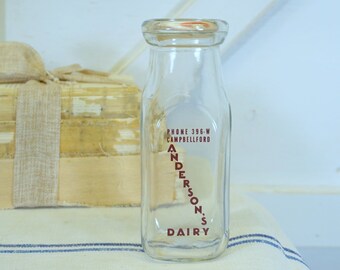 Small milk bottles | Etsy