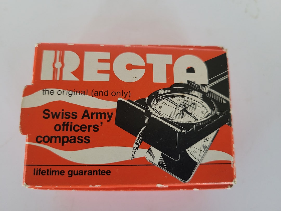 Vintage Recta Swiss Army Officer's Compass-with Manual - No Case ...